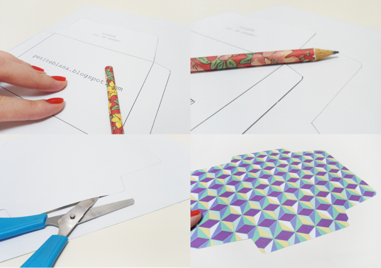 IMPRIMIBLE & DIY | Plantillas para sobres – Petite Blasa